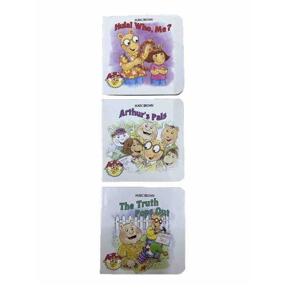 Toys | Pbs Kids Arthur Show Set Of Three Cardboard Books Age 2 Ten ...
